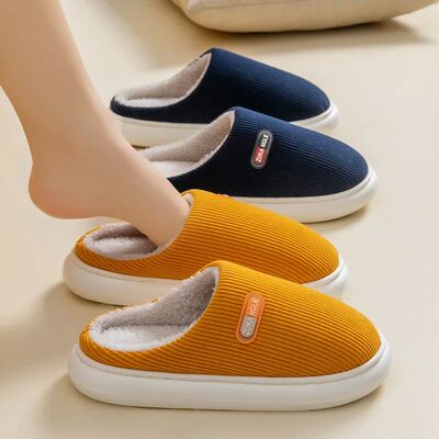 Cotton slippers for women, new autumn and winter home, indoo