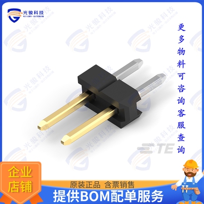 2MM-HB-S02-VT-02-H-TB 连接器2P, AMPMODU 2 MM, BREAKAWAY HEAD