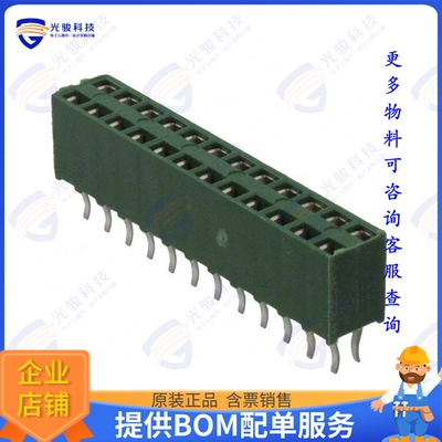 1-215307-2 连接器CONN RCPT 24POS 0.1 GOLD PCB