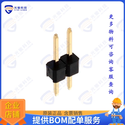 G800WC306018EU 连接器PIN HEADER 2.54MM PITCH STR DIP,