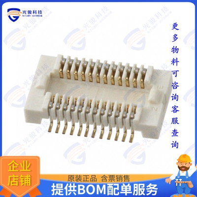 AXK5F24547YG 连接器CONN SOCKET 24POS SMD GOLD