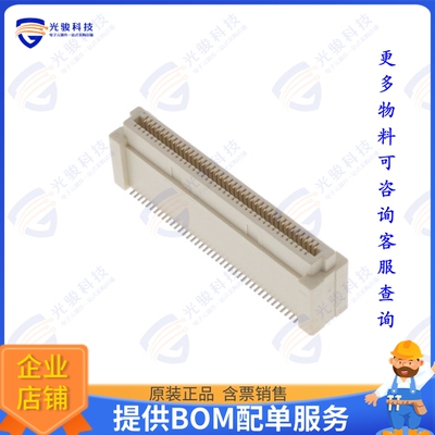 61082-083602LF 连接器CONN RCPT 80POS SMD GOLD