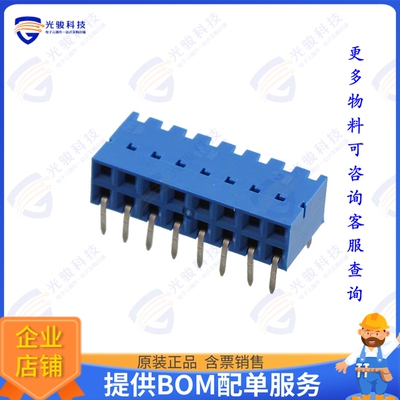 89883-308LF 连接器CONN RCPT 16POS 0.1 GOLD PCB R/A