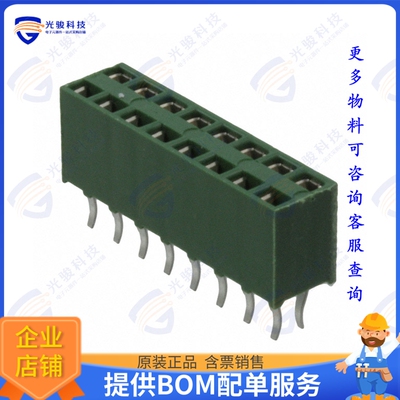 215307-8 连接器CONN RCPT 16POS 0.1 GOLD PCB