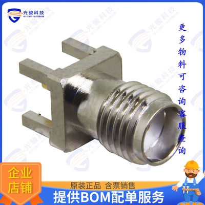 CONSMA001 连接器CONN SMA RCPT STR 50 OHM PCB