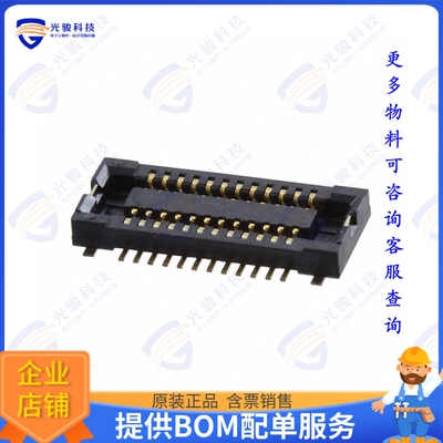 AXT524124A 连接器CONN SOCKET 24POS SMD GOLD