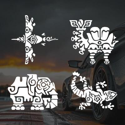 塞尔达传说旷野之息汽车车贴zelda四神兽梅德娜波力斯露塔贴纸