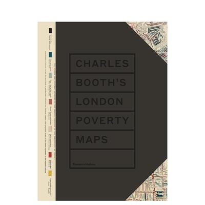 【现货】查尔斯·布茨社会评估调查:伦敦贫困人扣分布图 Charles Booth’s London Poverty Maps 原版英文社会科学 进口图书