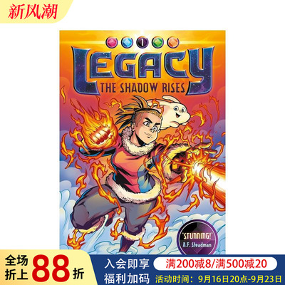 【预售】遗产：暗影崛起 Legacy: The Shadow Rises 原版英文儿童漫画
