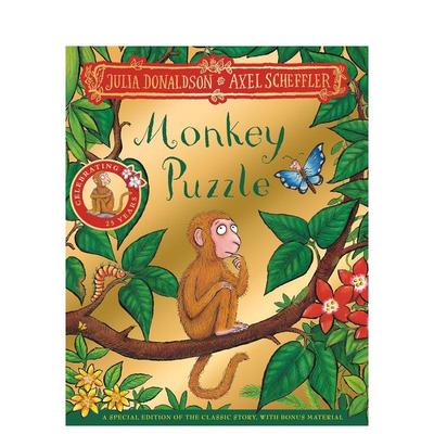 【现货】小猴子找妈妈（25周年纪念版） Monkey Puzzle 25th Anniversary Edition 原版英文儿童绘本图书