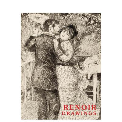 【预售】雷诺阿：纸上作品 Renoir Drawings 原版英文艺术画册画集图书书籍