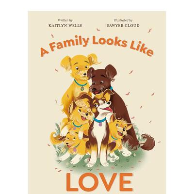 【现货】家是有爱的样子 A Family Looks Like Love 原版英文儿童绘本图书