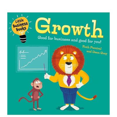 【现货】给孩子的商业小丛书：成长 Little Business Books: Growth 原版英文儿童绘本图书书籍