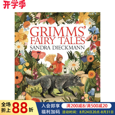 【预售】格林童话 Grimms' Fairy Tales 原版英文儿童绘本图书书籍
