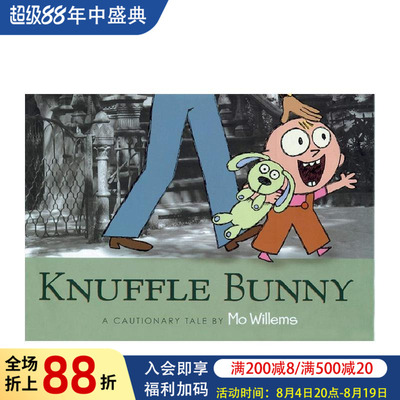 【预售】古纳什兔子（获凯迪克奖） Knuffle Bunny  原版英文儿童绘本图书