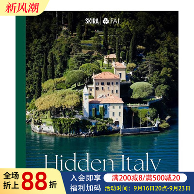 【现货】难以置信的意大利之美：揭秘艺术、自然与文化遗产 Incredible Italian Beauties 英文原版城市人文景观摄影集书籍画册