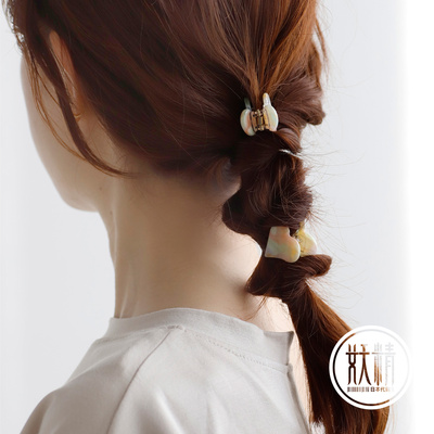 甜美爱心醋酸小号抓夹碎发夹