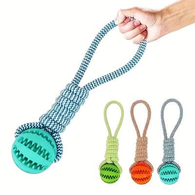 Pet Toy Dog Chew-Resistant Cotton Rope Hand-Pulled Treat Bal