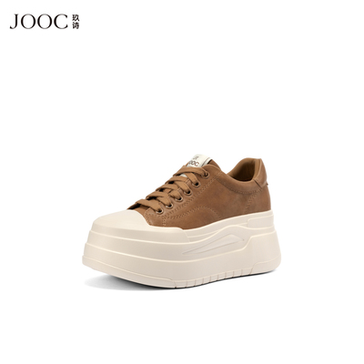 JOOC玖诗2025秋冬新款撞色休闲鞋