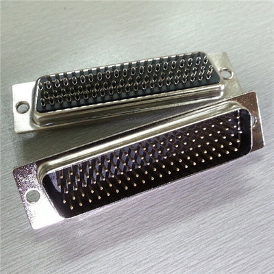 D型矩形HDB104PIN公头连接器