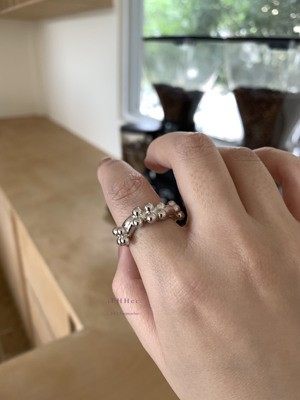 iFHHee  野居种子 原创设计 通体s925纯银戒指