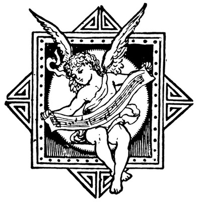 设计素材 Dover 欧式天使插画图案 Cherub Illustrations 363P