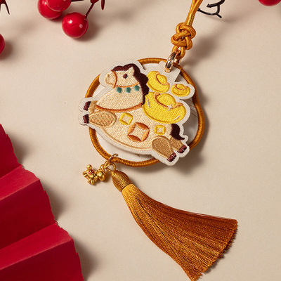 刺绣香囊车载钥匙扣除异味