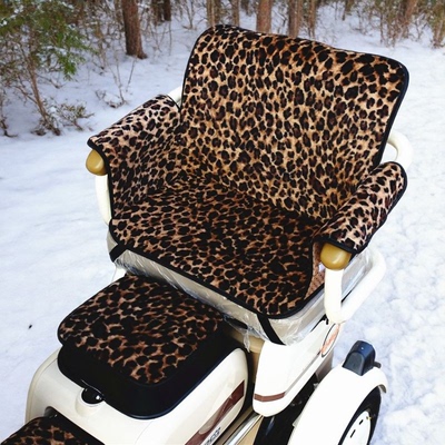 敞篷电动车美达坐垫大安小鸟耐磨透气代步三轮车通用套全包围座套