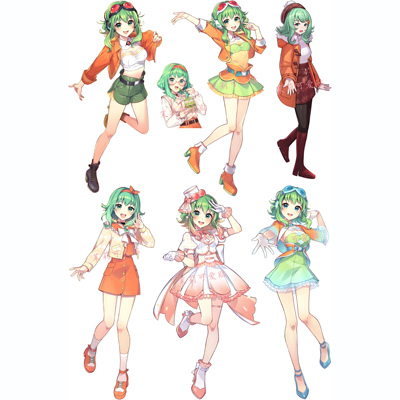 gumi咕咪笔记本电脑行李箱贴纸