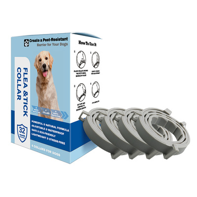 索莱多体外驱虫项圈狗狗驱跳蚤虱子蜱虫防虫项圈猫咪驱蚊