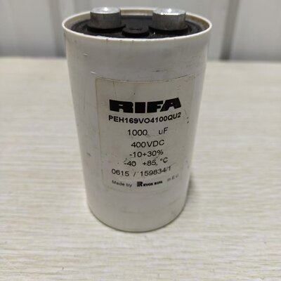 PEH169VO4100QU2瑞典RIFA力发电容400VDC 1000uF包质量