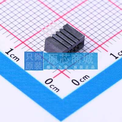 连接器 1.0-B-4PWB SMD,P=1mm,卧贴 无锁 4P 双侧触点/上下接
