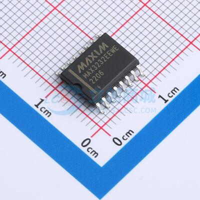RS232芯片 MAX3232EEWE+T SOIC-16-300mil 原装 电子元器件配单