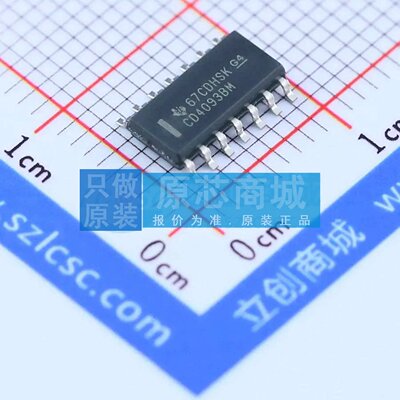 逻辑门 CD4093BM96 SOIC-14 原装正品 电子元器件配单