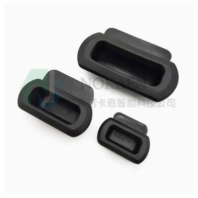 UWAUNB62/92/133嵌入式拉手树脂软体塑料弹性扣手 隐藏柜门暗把手