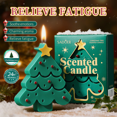 Full SADOER Christmas Tree Aromatherapy Candle 60g Creating