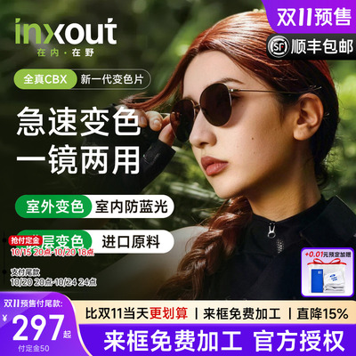 全新INXOUT全真镜片净蓝膜M6
