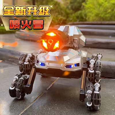 高速机甲发射水宝宝喷火八轮战车