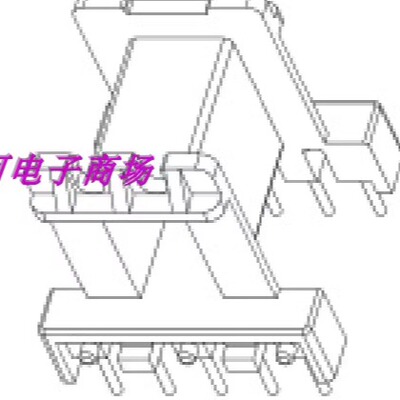 EF20.11电源变压器磁芯骨架卧式