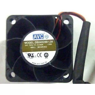 原装AVC DB04028B12M DC 12V 0.45A 4厘米3线变频器散热风扇