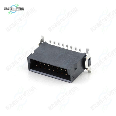 GBEC207-0879B001C1AF[连接器PITCH 1.27MM MALE SMC Q TYPE SMT]