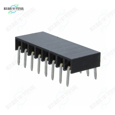 5535676-7[连接器CONN RCPT 8POS 0.1 GOLD PCB R/A]