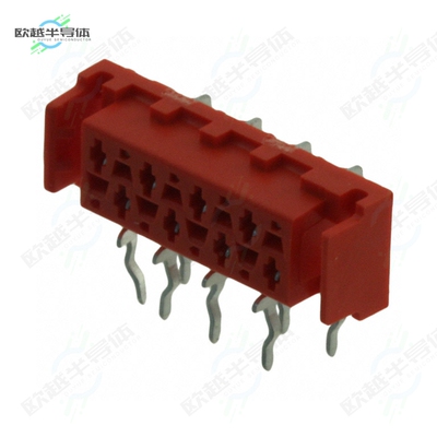 338070-8[连接器CONN RCPT 8POS 0.1 TIN PCB R/A]