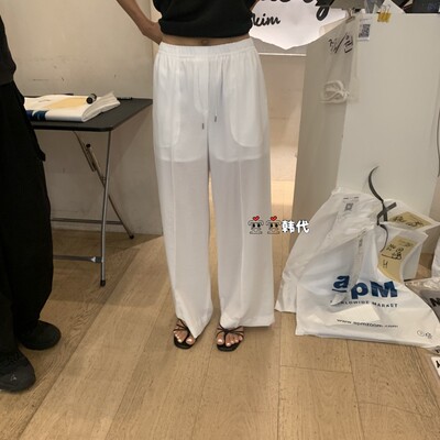 韩国直邮LA MAGIE FEMME空空韩代26夏季新款时尚松紧腰百搭休闲裤