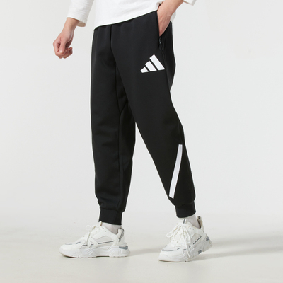 Adidas阿迪达斯正品新款秋季男梭织透气运动休闲收口长裤JD5983