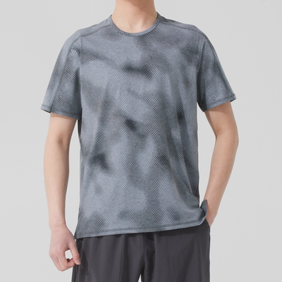 UA安德玛正品夏季男子修身扎染渐变百搭时尚运动T恤短袖1379671