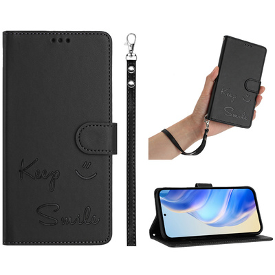 适用于凌度Blackview A53手机壳防盗刷电话保护套压花翻盖皮套软硅胶全包边外壳防摔插卡支架时尚可爱男女款