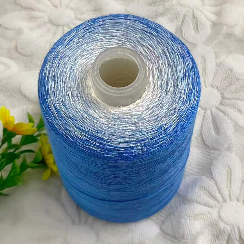 大桶【1斤装】6股珍珠棉蛋糕线渐变手工diy编织春夏钩织披宝宝线