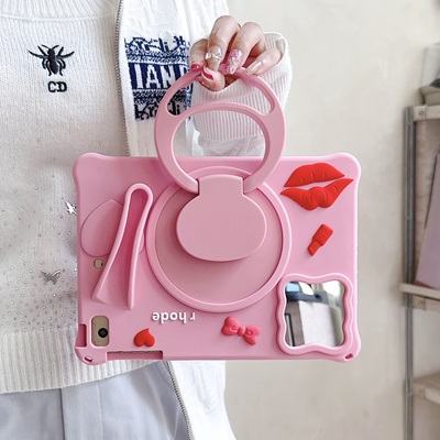 硅胶软壳适用2025款ipad11平板10代保护壳air7女生可爱mini7套air6/5防摔360旋转支架10.2英寸第9代24款Pro11