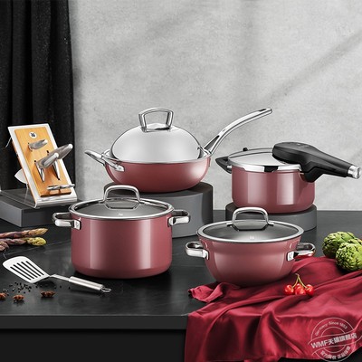 德国WMF原装德国进口奈彩米锅具套装炒锅压力锅汤刀具精选套组